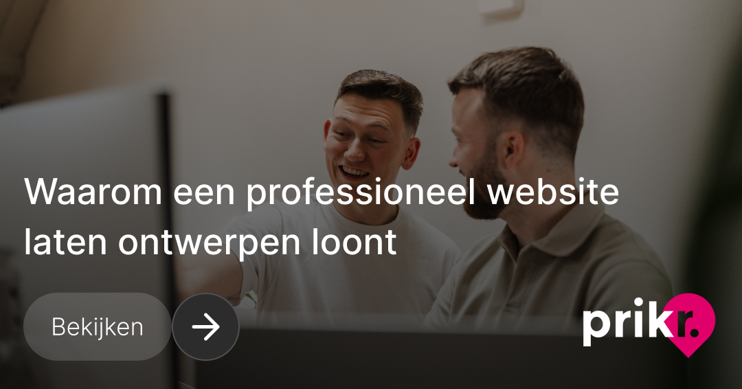 Website laten ontwerpen? Professioneel design | Prikr